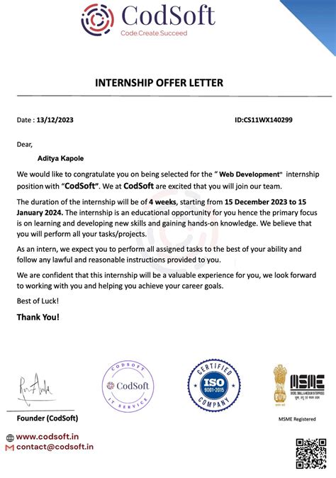aditya k on linkedin webdevelopment internship codsoft