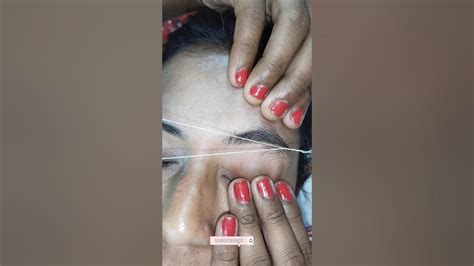 Eyebrows Threading Tutorialeyebrows Threading Tutorial Youtube