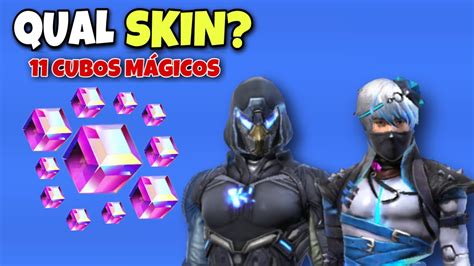 QUAL COMO ESCOLHER AS MELHORES SKINS DO CUBO MÁGICO NO FREE FIRE