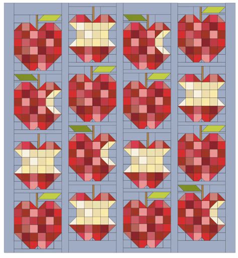 The Apple Patch Quilt — Crinkly Quilts In 2025 Patch Quilt Fall Quilt Patterns Quilt Sewing