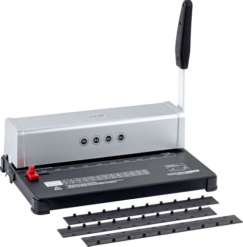 Tianse Binding Machine 10 Holes 350 Sheets Clip Binding Machines With Starter