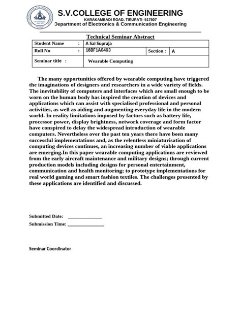 Wearable Computing Pdf