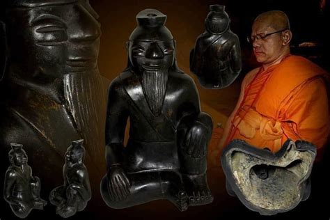 ครูหมอเฒ่า รุ่นแรกขนาดบูชา ๖๑ พระอาจารย์ประสูติ วัดถ้ำพระพุทธโกษีย์ เนื้อสำฤทธิ์เหลือง