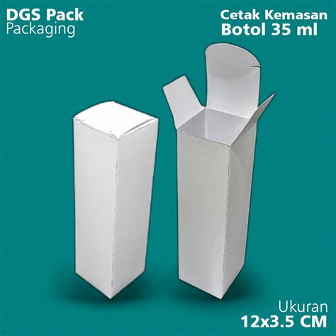 Jual Spray Box Polos Kemasan Botol Jomalone Cassa Catur Packaging
