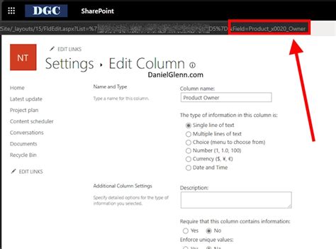 Column Names In Sharepoint Microsoft Lists Daniel Glenn