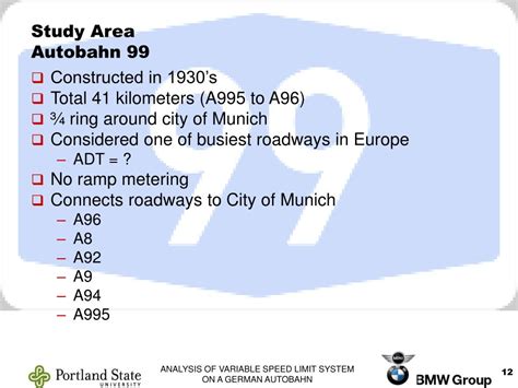 Ppt Analysis Of Variable Speed Limit System On A German Autobahn Powerpoint Presentation Id