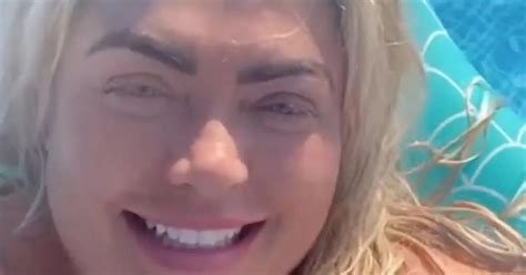 Gemma Collins Hot Girl Summer As She Floats On A Lilo In Private Pool