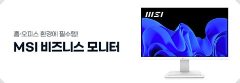 옥션 설 빅세일 Msi 모니터관