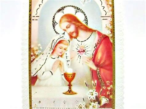 Santitos con imagen niña Primera Comunion Valor por docena
