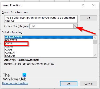 How To Create Bulleted List Using CHAR Function In Excel