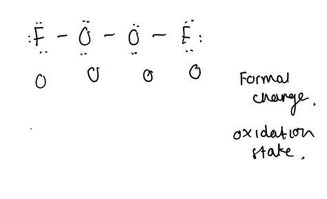 Draw The Lewis Structure Of O2 F2 Assign Oxidation States And Formal