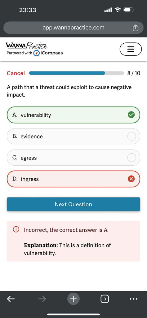 Vulnerability Definition R Cissp