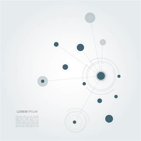 Premium Vector Connect Circle Background