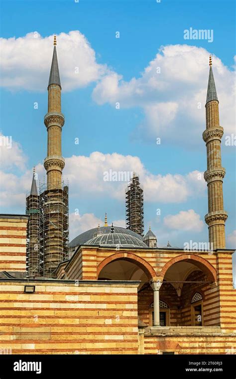 Restauration Of Sultan Selim Mosque With Several Minaret Towers And