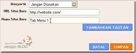 Membuat Tab Menu Dan Sub Tab Menu Di Artisteer