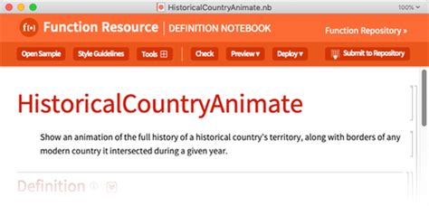 Creating An Animated Historical Map Function For The Wolfram Function