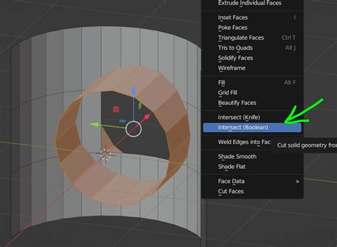 Modeling Faces Clipping Between Other Faces Blender Stack Exchange