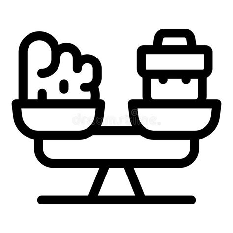 Balance Scale Comparing Brain And Storage Box For Knowledge Concept