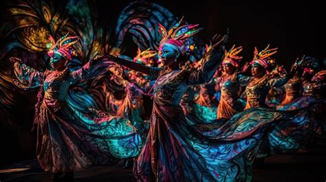 Premium Ai Image An Energetic Dance Performance