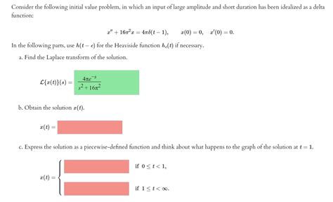 Answered Consider The Following Initial Value Bartleby