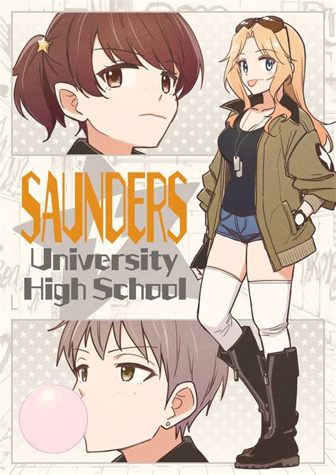 Kay Alisa And Naomi Girls Und Panzer Drawn By Honehonehone083