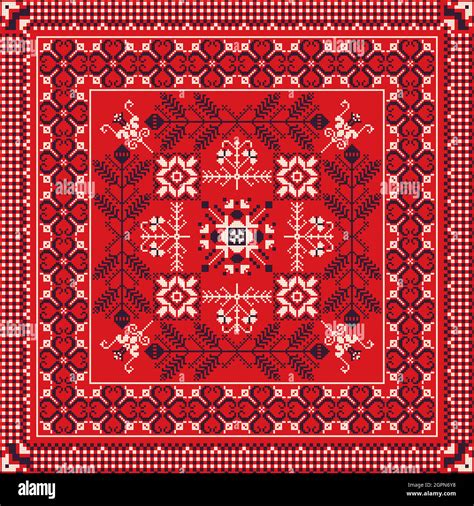 Romanian Traditional Pattern 215 Stock Vector Image And Art Alamy