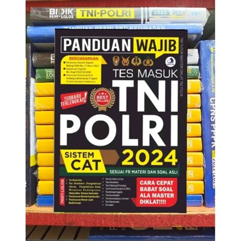 Jual Buku Panduan Wajib Tes Masuk TNI POLRI 2024 Shopee Indonesia