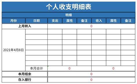收支汇总表格 收支汇总表 第2页 大山谷图库