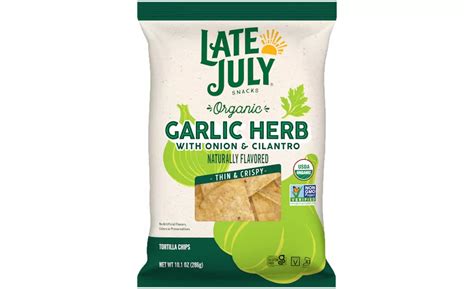 Late July Introduces Two Organic Tortilla Chip Varieties Snack Food
