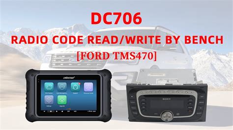 Dc706 Ford Tms470 Radio Code Read Write By Bench Youtube
