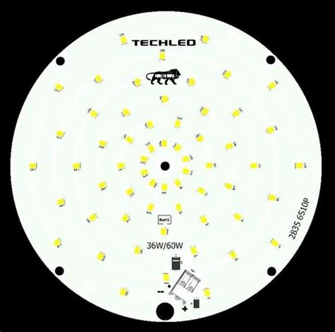 Techled Aluminium 36 Watt To 50 Watt Led Pcb For Industrial Lighting