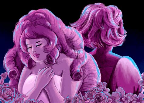 Artstation Rose Quartz Pink Diamond Steven Universe Fanart