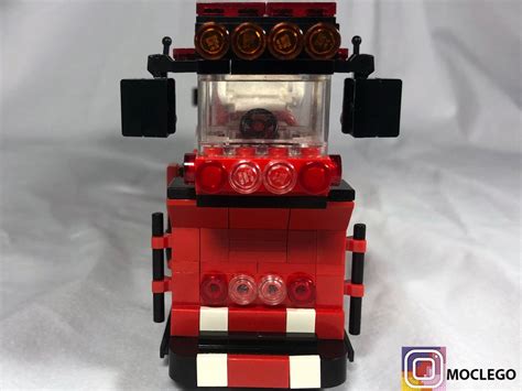 Lego Moc Tiller Fire Engine By Moclife Rebrickable Build With Lego