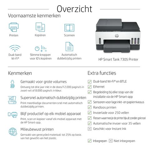 Hp Smart Tank 7305 All In One Inkjet Printer Kopen Expertnl