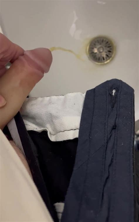 Small Piss At Urinal