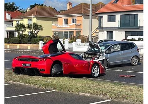 While A Delivery Driver Was Taking A Rare Ferrari Enzo Worth 3 Million To Its New Owner He