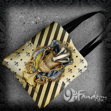 Hufflepuff Inspired Tote Bag