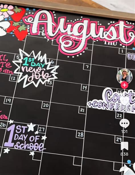 August Calendar Theme Ideas