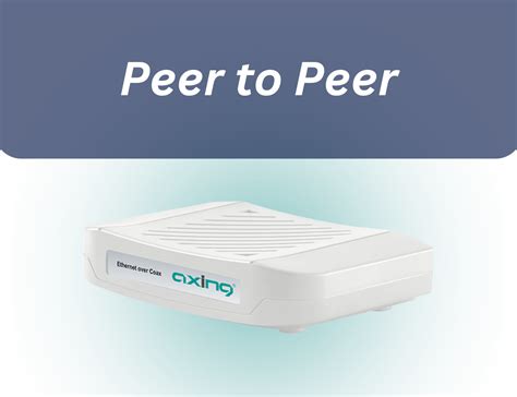 Peer To Peer E0c Ethernet Over Coax Hypex Ltd