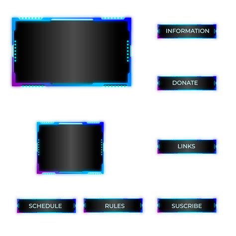 Twitch Overlay Gamer And Streamer 17374640 Png