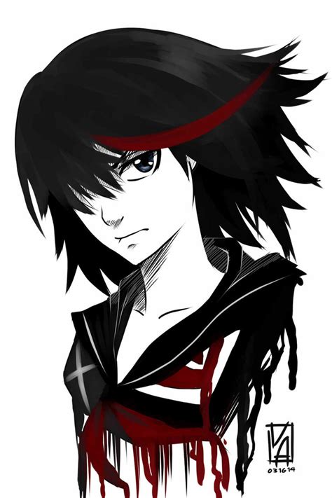 Ryuko Matoi Kill La Kill Fan Art By Vhinartist On Deviantart