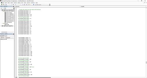 Excel Vba Macro Implementation
