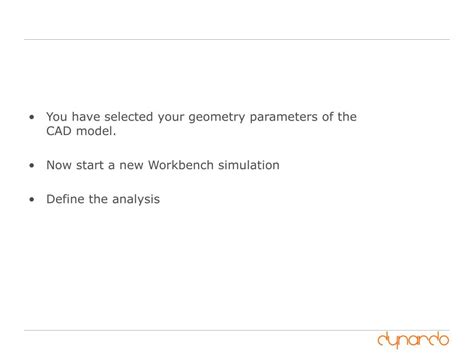 PPT OptiSLang ANSYS Workbench Interface OptiPlug PowerPoint Presentation ID