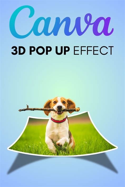 canva 3d popup effect artofit
