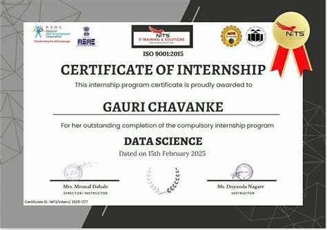 datascience internshipexperience machinelearning