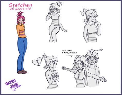 Invader Zim Waifu Gretchen By Gattomultiversal On Newgrounds