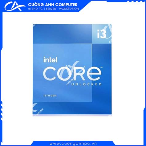 Cpu Intel Core I3 13100 3 42ghz Turbo Upto 4 5ghz 4 Nhân 8 Luồng