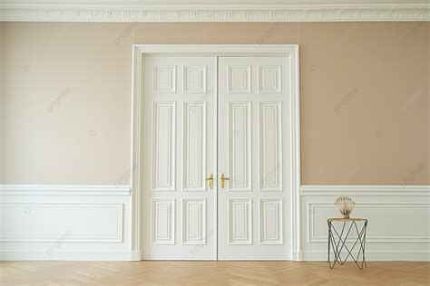 White Door White Front Door Background Fall Sensibility Living Room
