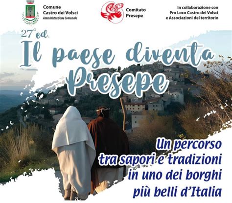 CASTRO DEI VOLSCI IL PAESE DIVENTA PRESEPE OggiLazio It