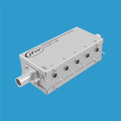 Programmable Attenuator Dc 1000 Mhz 0 31db X 1db 75p 186 Jfw Industries